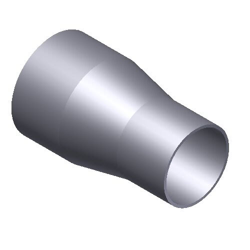 HyCom Reduzierstück SS konz., ISO, DIN 11865-B, AISI 316L, 114,3/76,1/135mm | Konzentrisch ...