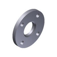 Losflansch TYP A, ähnl. DIN 2642, PN 10, Aluminium bl., DN 50, ID 60mm ...